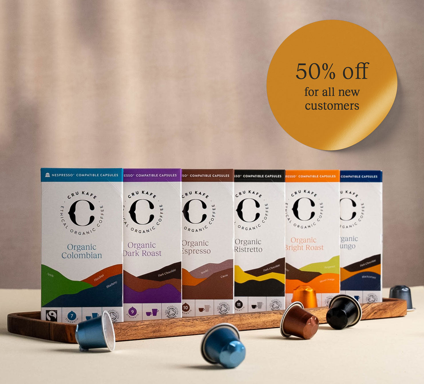 CRU Kafe | Organic Coffee Pods | Organic, Ethical & Fairtrade Coffee