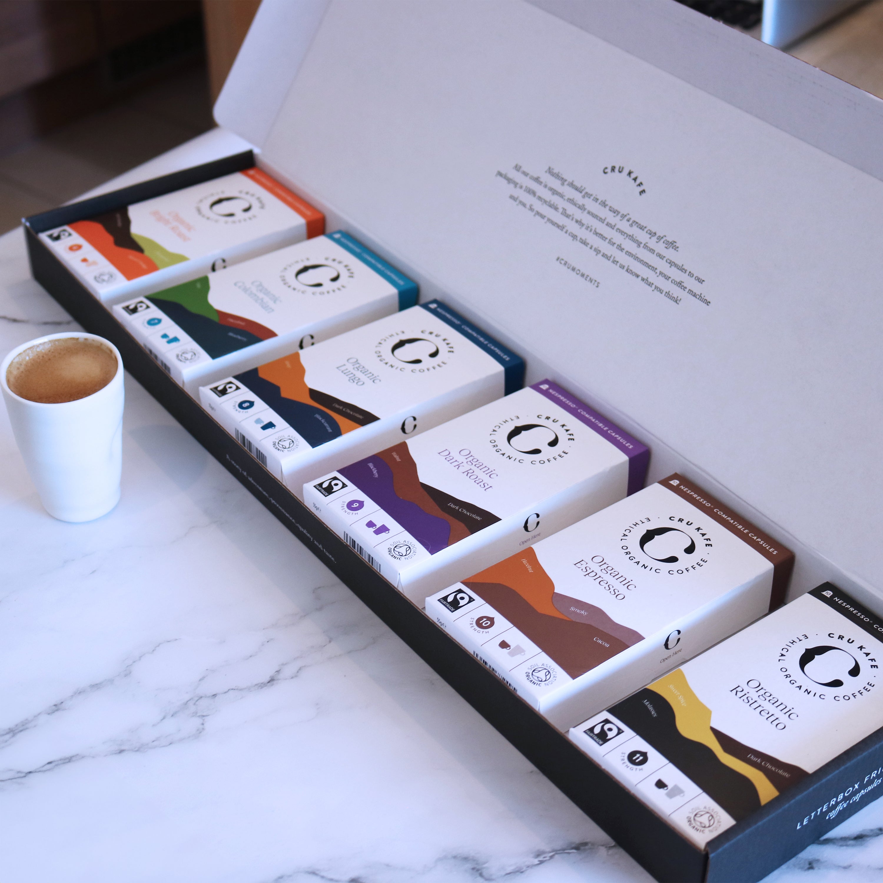 CRU Kafe | Organic Coffee Pods | Organic, Ethical & Fairtrade Coffee