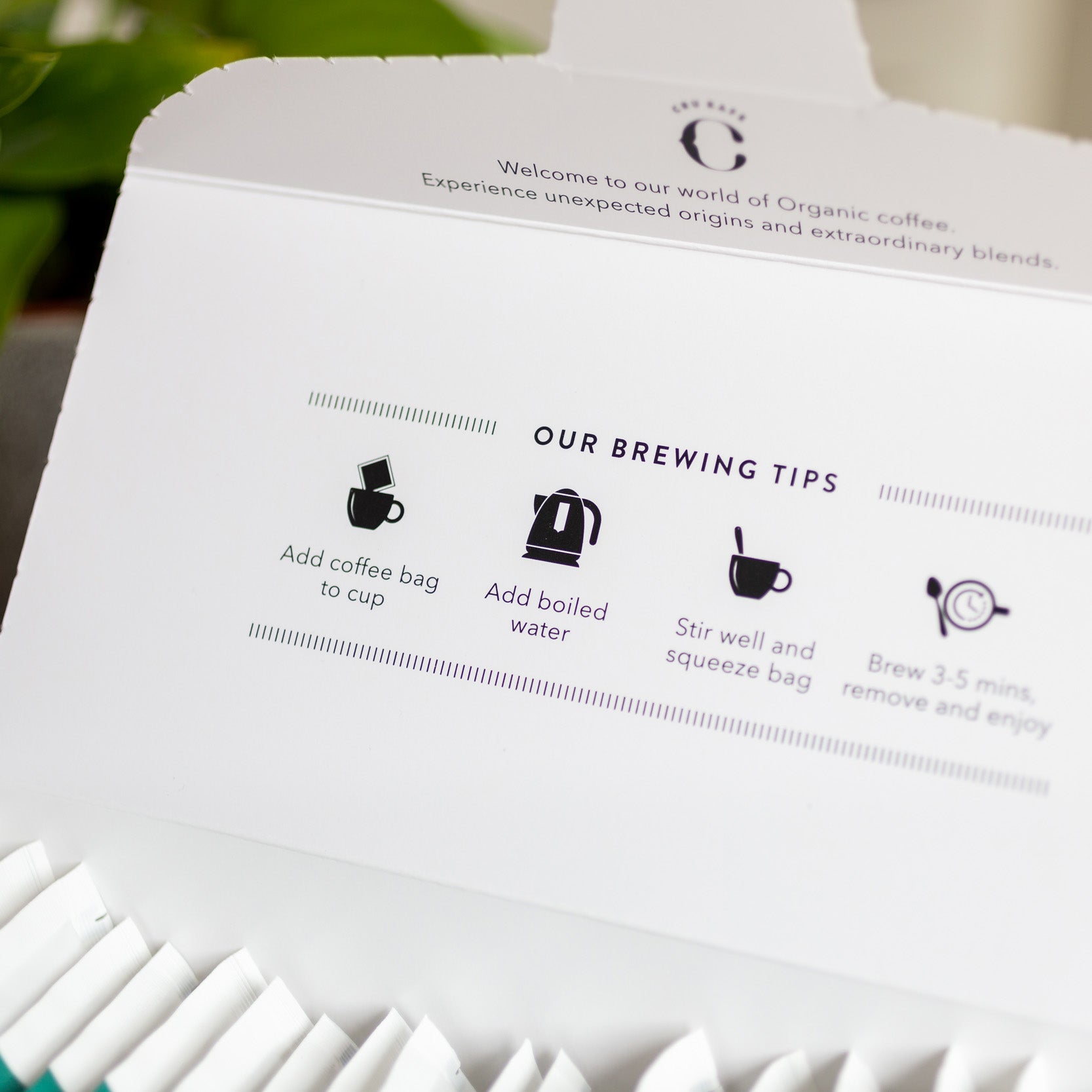 The Organic Decaf | Coffee Bags | CRU Kafe Ltd.